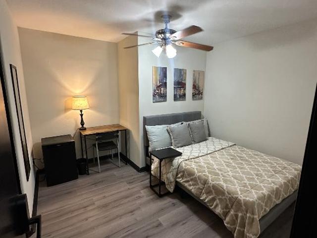 Fully Furnished Private Room w Mini Fridge & Secu