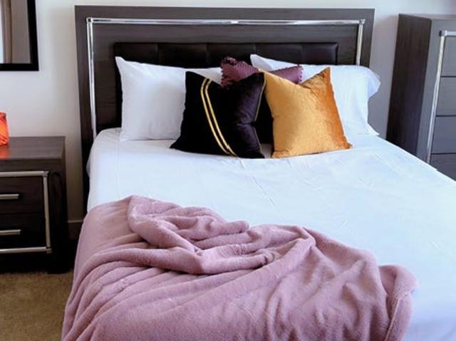 Fully Furnished w Queen bed and Smart TV