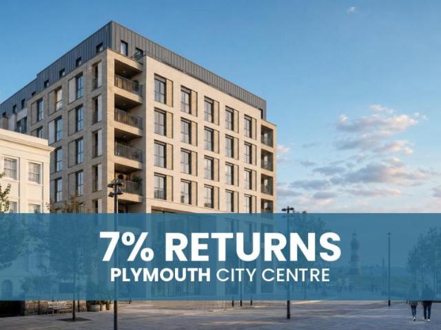 Fully Managed Plymouth Flat, Plymouth City Centre – 6.5% Rental Yields Investment only