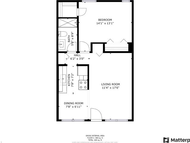 Fully Renovated 1 Bedroom Triangle District, Birmingham
