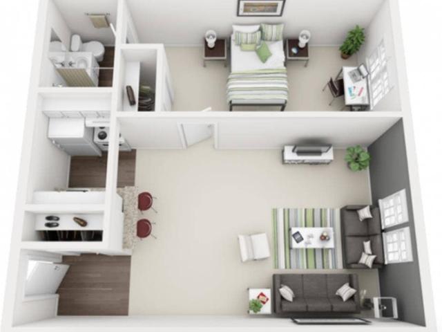 Furnished 1B1B University Village