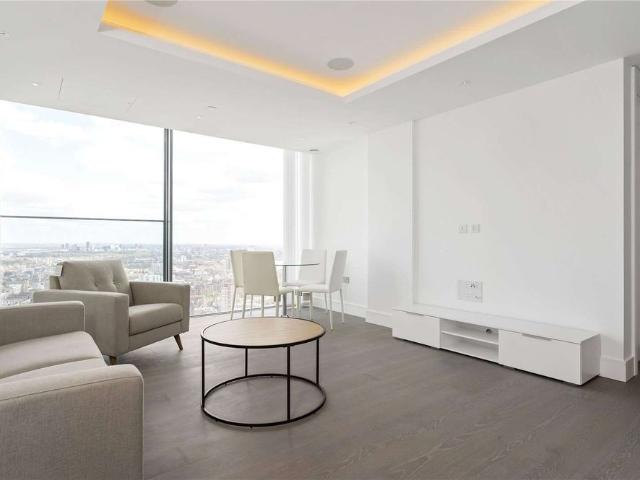 Furnished 2 bed on the 37th floor of Carrara Tower, part of 250 City Road