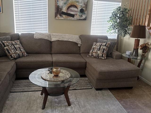 Furnished bedroom upstairs with private bathroom