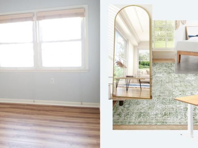 Furnished Bedroom with Awesome Desk near Downtown