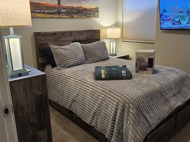 Furnished Bedroom with Bathroom