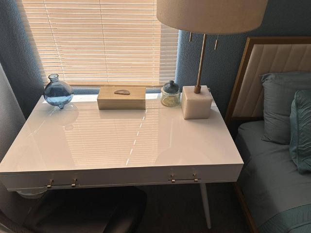 Furnished bedroom with private bath