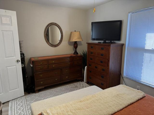Furnished bedroom iand private bath