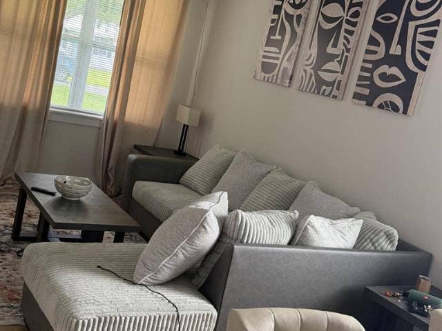 Furnished Master bedroom + utility