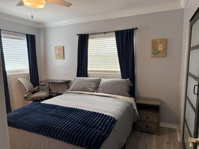Furnished Private Queen Bedroom with En Suite Bath
