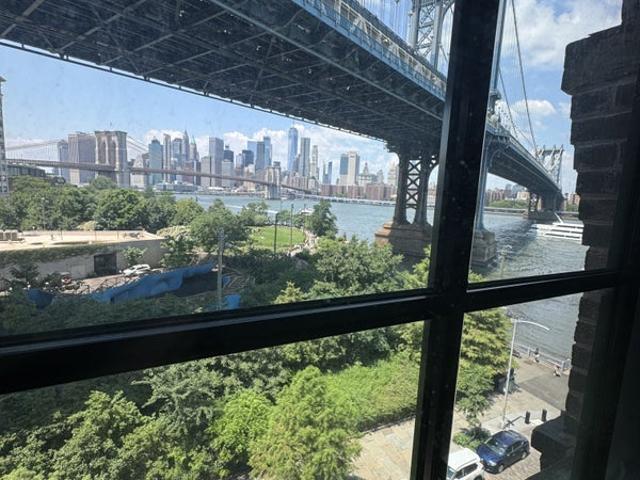 Furnished room waterfront view in Dumbo