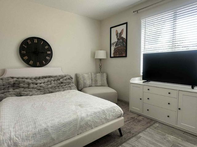 Furnished room with bathroom
