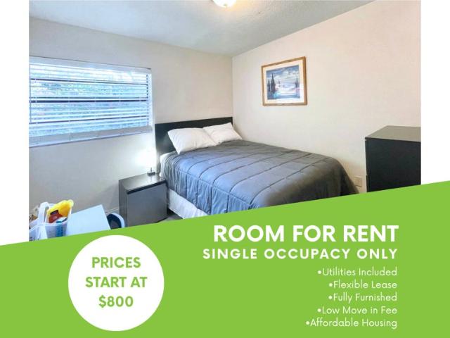 Furnished Room for Rent all utilities & wifi incl