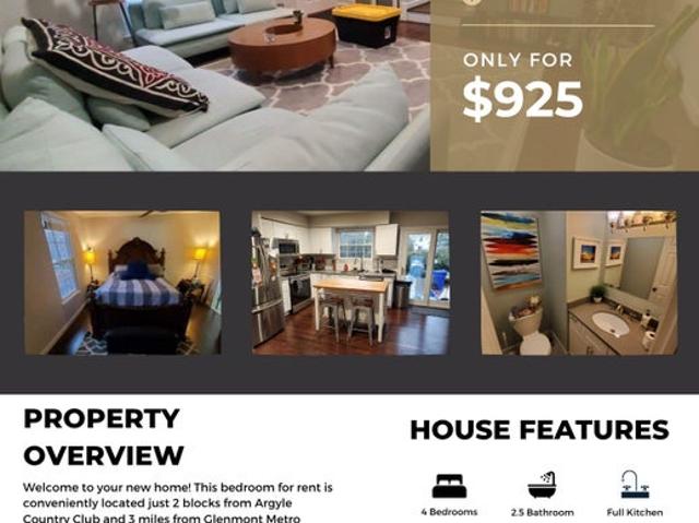Furnished Room in Silver SpringMD | $moAll Utilit