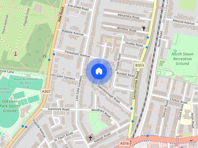 Gainsborough Road, Kew, Richmond, Surrey, TW9