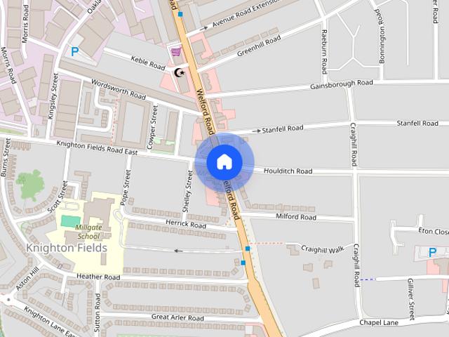 Gainsborough Road, Off Welford Road