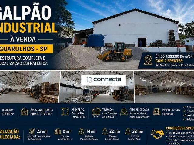 Galpão / Depósito para Venda em Guarulhos/SP Jardim Bela Vista