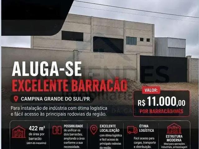 Galpão / Depósito para Locação em Campina Grande do Sul/PR Centro