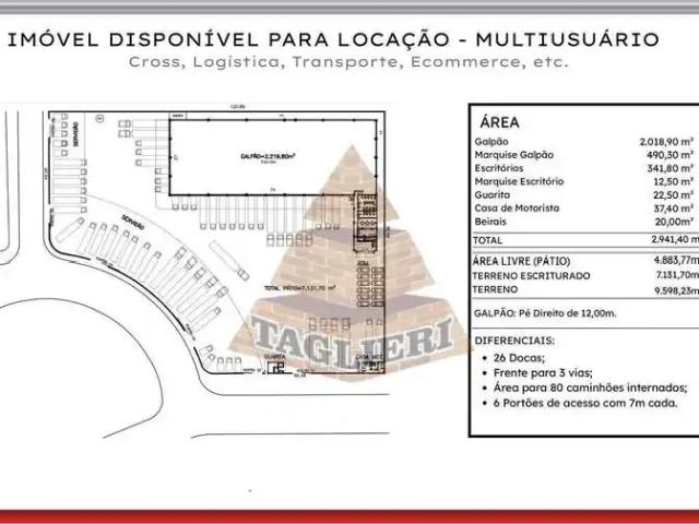 Galpão / Depósito para Locação em Guarulhos/SP Cidade Industrial Satélite de São Paulo
