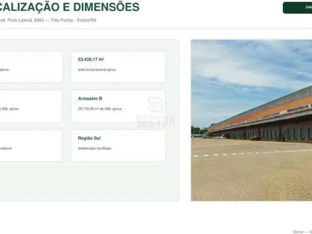 Galpão / Depósito para Locação em Esteio/RS Três Portos