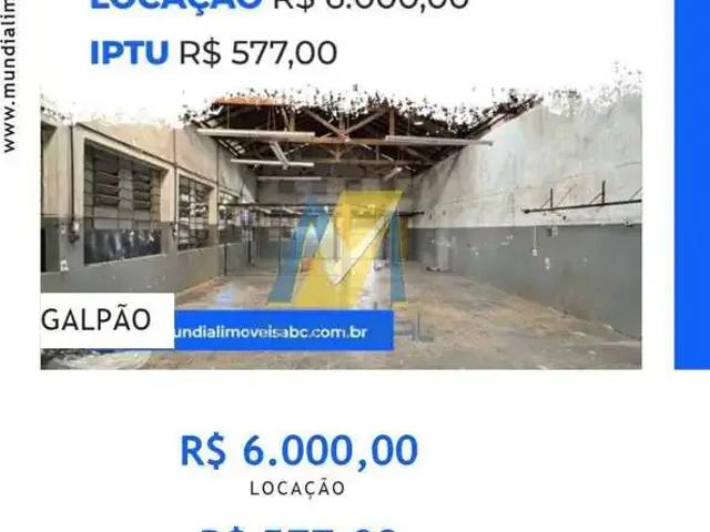 Galpão / Depósito para Locação em São Bernardo do Campo/SP Planalto