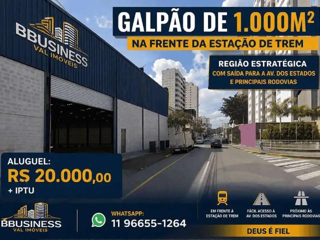 Galpão / Depósito para Locação em São Caetano do Sul/SP Fundação