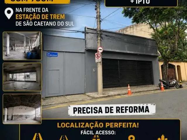 Galpão / Depósito para Locação em São Caetano do Sul/SP Fundação