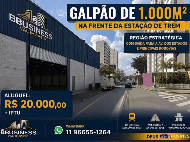 Galpão / Depósito para Locação em São Caetano do Sul/SP Fundação