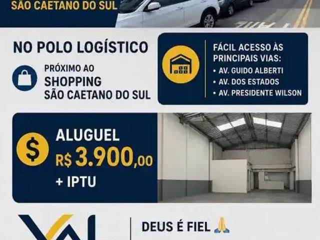 Galpão / Depósito para Locação em São Caetano do Sul/SP Santo Antônio
