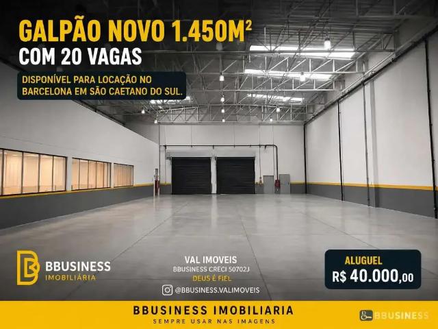 Galpão / Depósito para Locação em São Caetano do Sul/SP Santa Paula