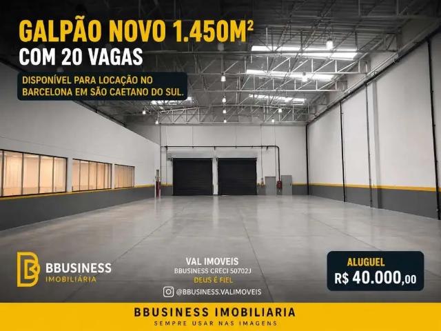 Galpão / Depósito para Locação em São Caetano do Sul/SP Santa Paula