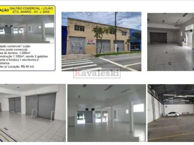 Galpão / Depósito para Locação em São Paulo/SP Santo Amaro