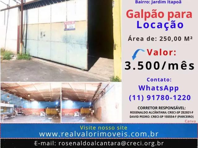 Galpão / Depósito para Locação em Santana de Parnaíba/SP Jardim Itapoã