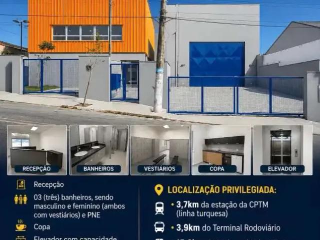 Galpão / Depósito para Locação em Ribeirão Pires/SP Suíssa