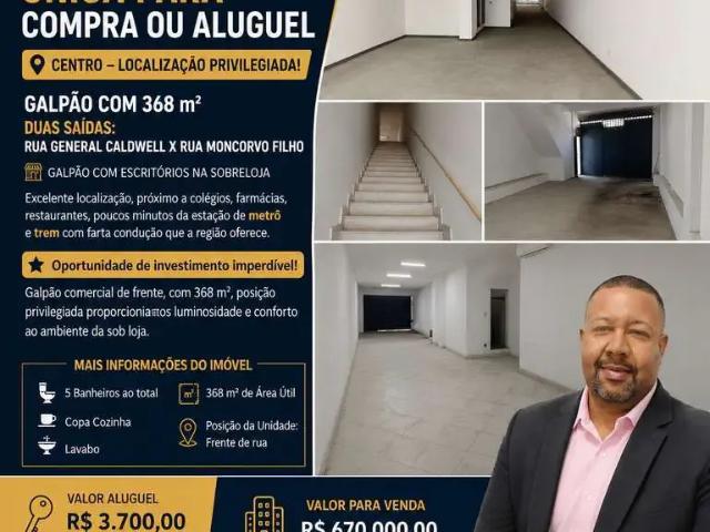 Galpão / Depósito para Locação em Rio de Janeiro/RJ Centro