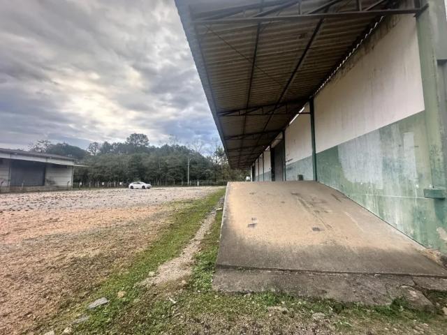 Galpão disponível para venda ou locação em Indaial com 771,6 m2 com docas, rampa