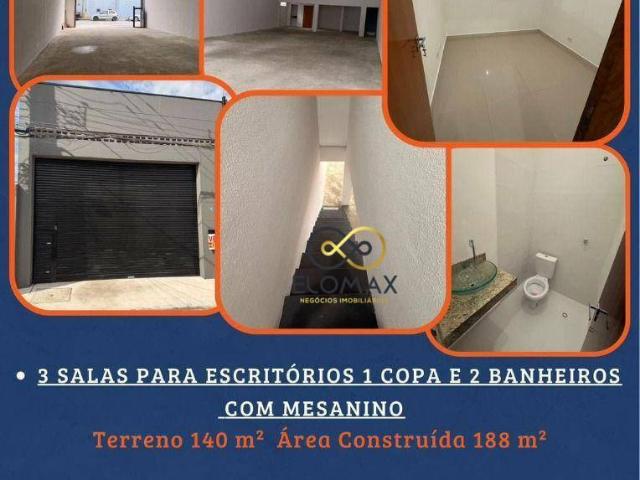 Galpão em Jardim Alice, Guarulhos/SP de 188m² à venda por R$ 889.000,00 ou para locação R$ 6.500,00/mes