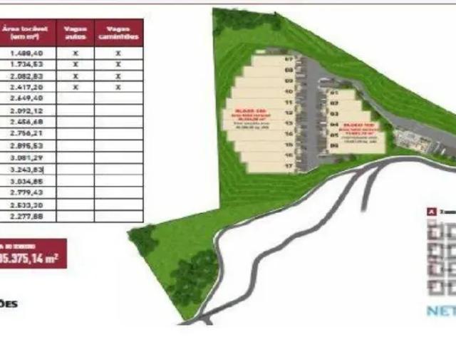 Galpão novo 1ª locação – centro logístico 1.734,53m², 8 vagas. Próximo do rodoanel e rodovia imigr