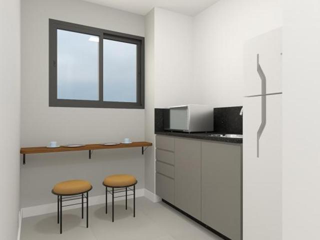 Garden 1 quarto no Água Verde – 35,4m² com área externa privativa