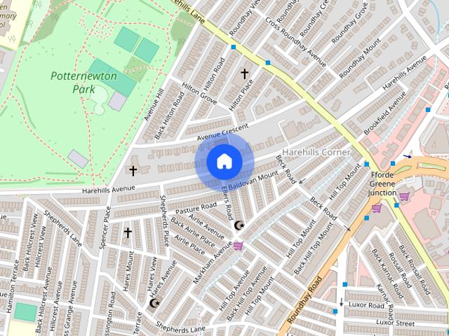 Garden flat, Harehills Avenue, Leeds, LS8