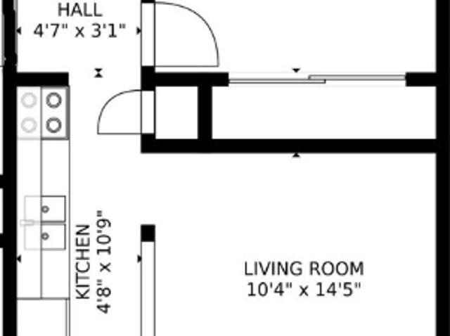Garden Level One Bedroom in the Highlands