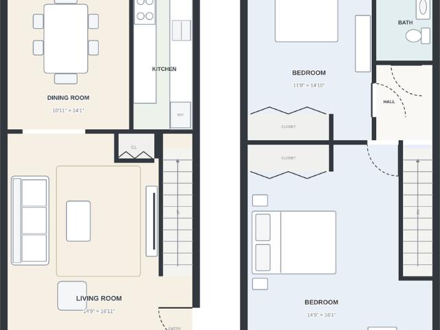 Garden Style Apartments in a park like setting. 2 Bedroom Apartment for Rent at 37 Fairway Dr, Wethersfield, CT 06109