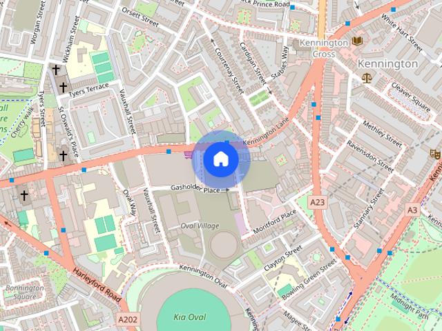 Gasholder Place, Vauxhall, London, SE11