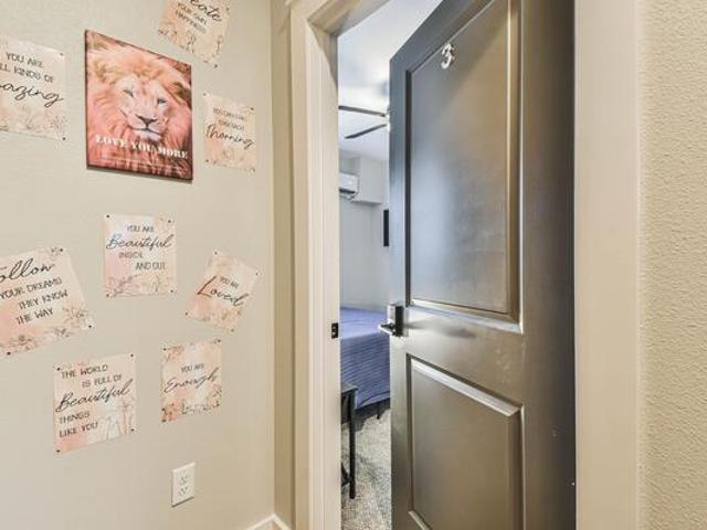 GATED & SECURED Parking All Private Bath Individual HVAC each Room High Speed WiFi Custom Build and Design for Share Housing Premium Upstairs Unit Smart TV UBER BLACK of Padsplit