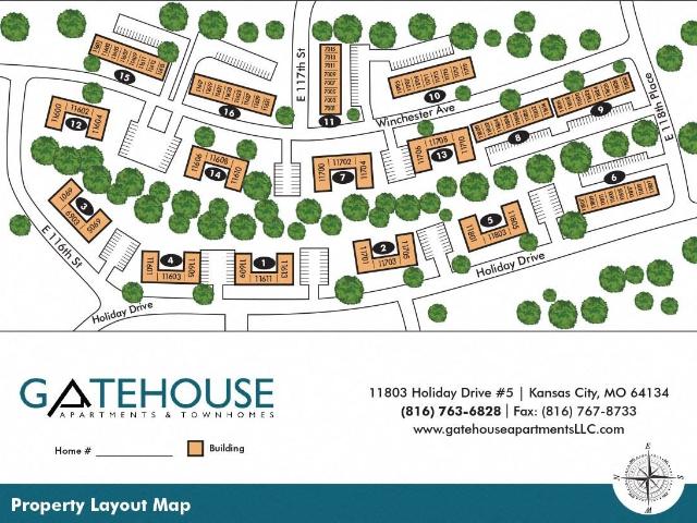 Gatehouse Apartments 1 Bedroom Apartment for Rent at 11803 Holiday Dr, Kansas City, MO 64134 Crossgates