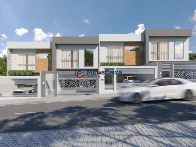 GEMINADA A VENDA NO NOVO HORIZONTE COM 3 QUARTOS, QUINTAL E ÁREA GOURMET!