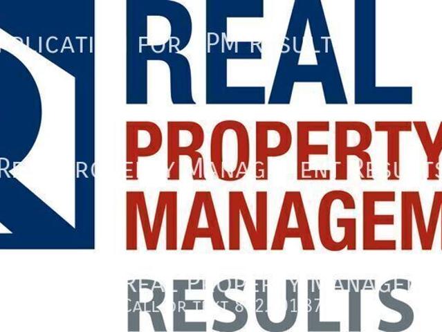 General Application for Real Property Management Results