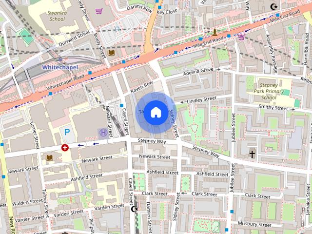 Georgette Apartments, Cendal Crescent, E1