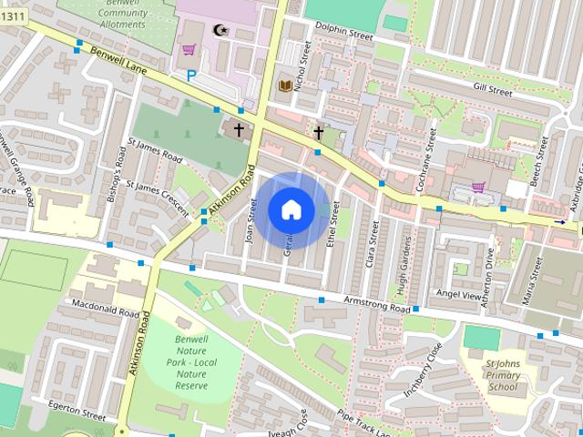 Gerald Street, Newcastle upon Tyne, Tyne and Wear, NE4