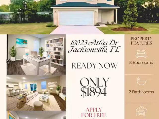 Get $500 Off This Brand New Home! 10023 Atlas Dr