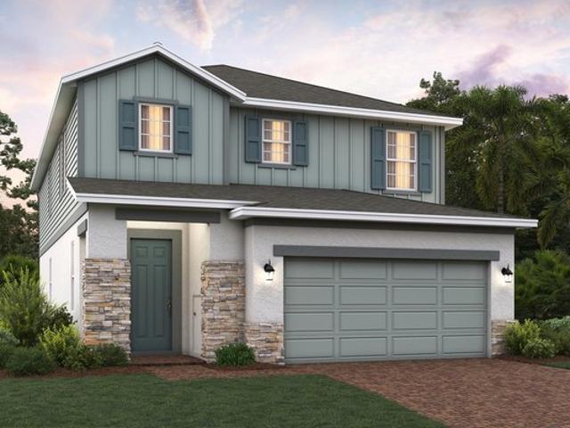 Gilchrist 3 Car Plan Trinity Lakes Community